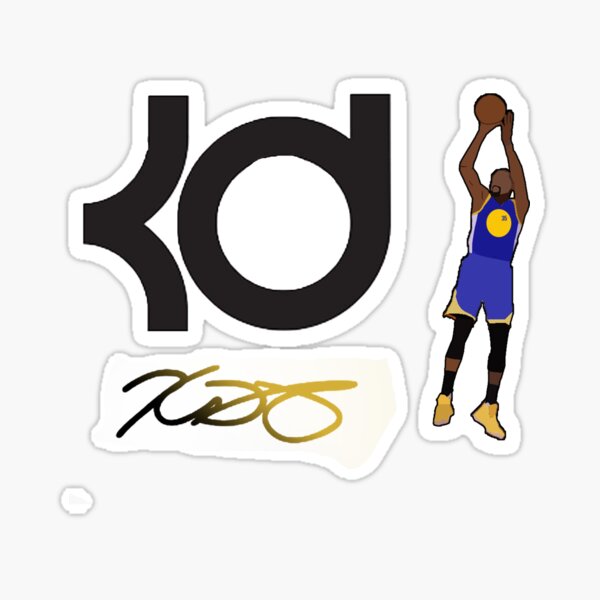 "KD Signature " Sticker by Xavj | Redbubble