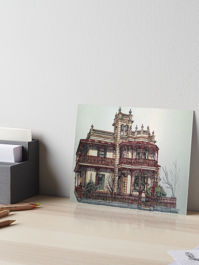 "Phryne Fisher's house 'Wardlow'©. " Art Board Print for Sale by ...