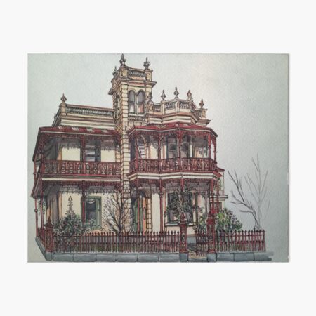 "Phryne Fisher's house 'Wardlow'©. " Art Board Print for Sale by ...