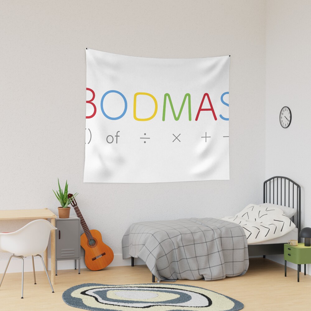 "BODMAS - Math Rules" Poster for Sale by funmaths | Redbubble