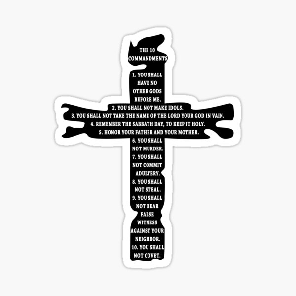 "The Ten Commandments of Goddess" Sticker by mimsyx | Redbubble