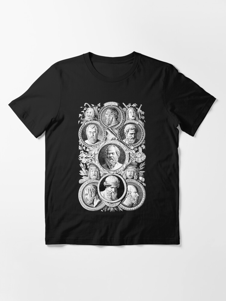 "Greek Philosophers T-Shirt & Posters" T-shirt by JeromeArt | Redbubble ...