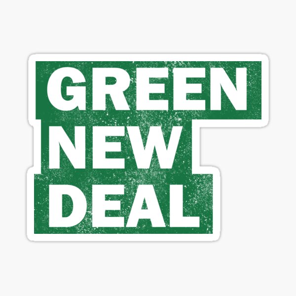 Green New Deal Stickers | Redbubble