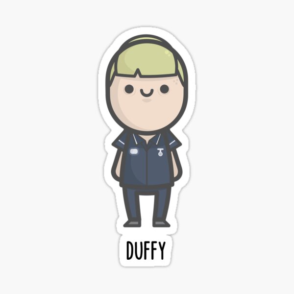 "Duffy" Sticker for Sale by holbytv | Redbubble
