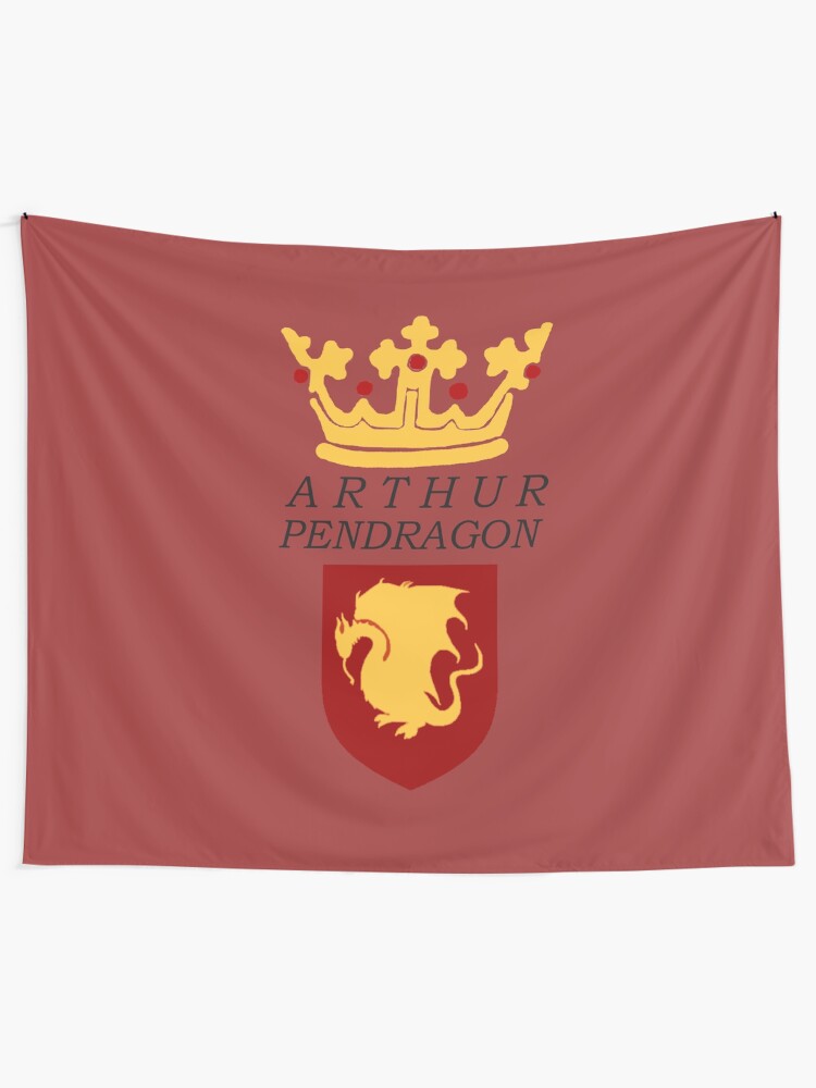 "Arthur Pendragon Crest Print (BBC Merlin)" Tapestry by siankjellberg ...