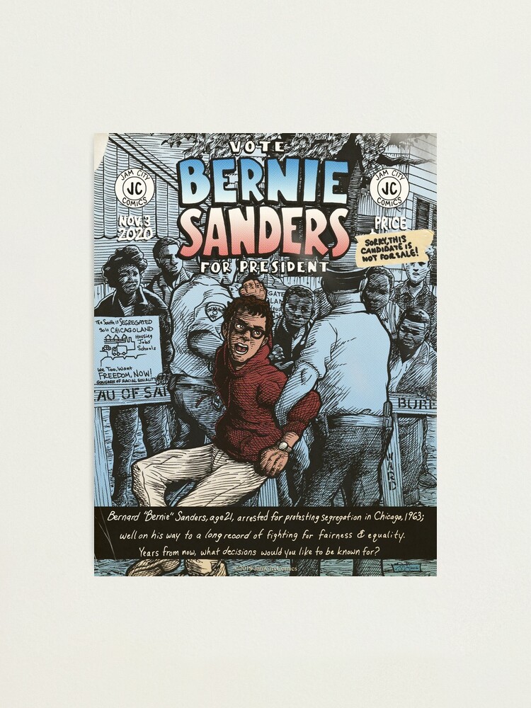 Lámina fotográfica for Sale con la obra «Cubierta de cómic de Bernie ...