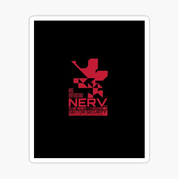 "Evangelion NERV 3.0 Security Insignia" Sticker for Sale by ...