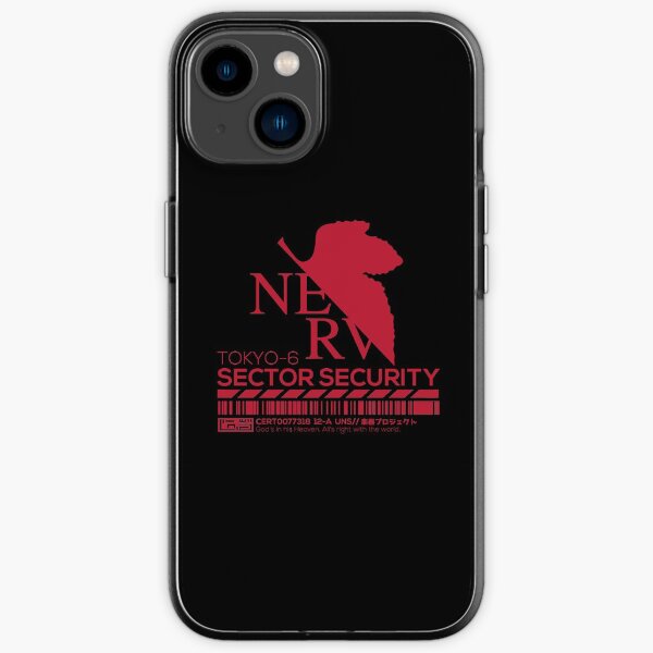 "Evangelion NERV Sector Security Insignia" iPhone Case for Sale by ...