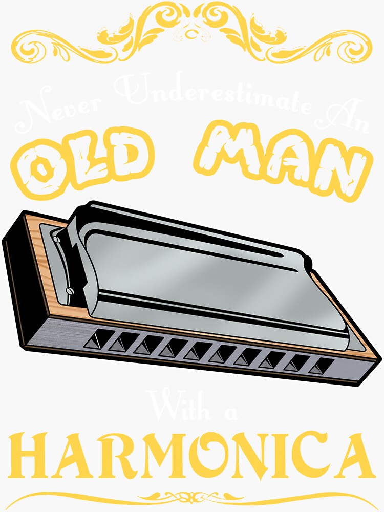 "harmonica" Sticker for Sale by alwe-designs | Redbubble