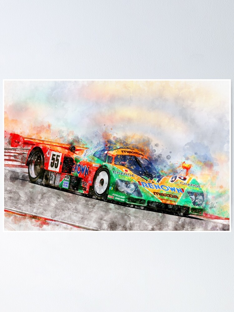"Mazda 787B" Poster von theodordecker | Redbubble