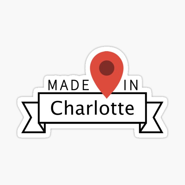 "Charlotte" Sticker by designchip | Redbubble