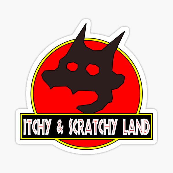 Itchy And Scratchy Stickers | Redbubble