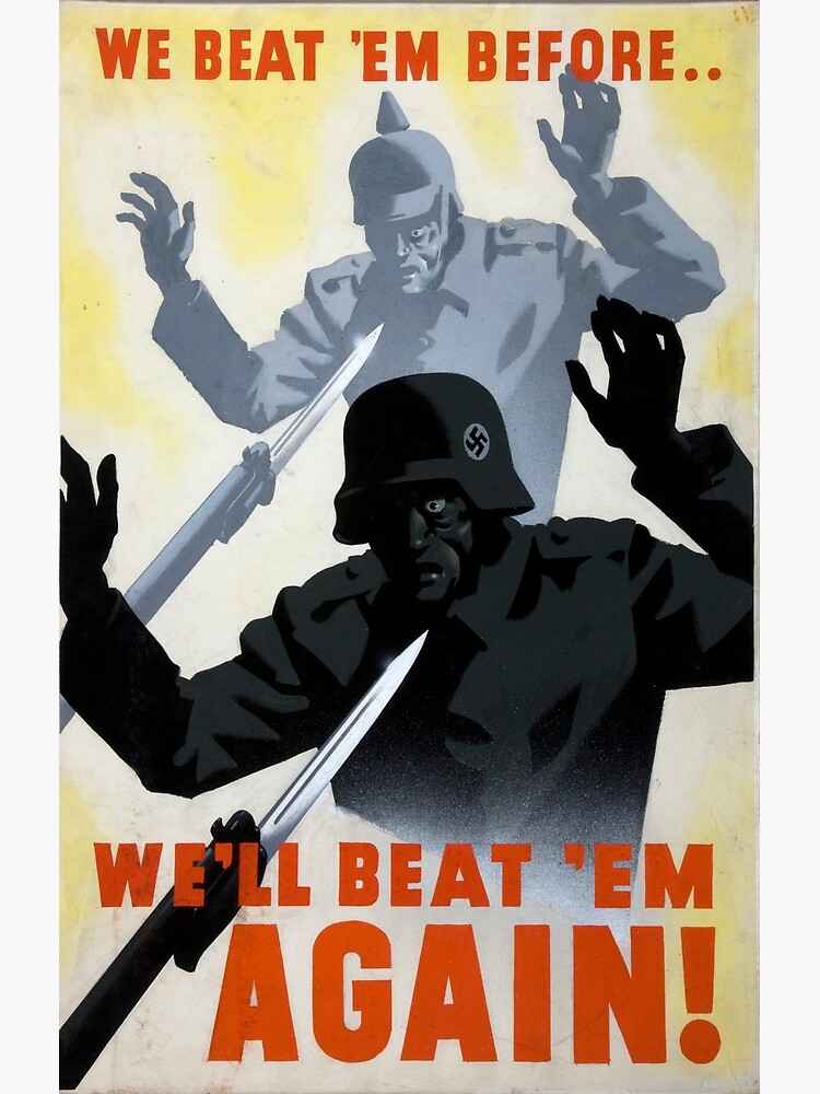 Impression photo « Affiche de propagande WW2 - German Surrender », par ...
