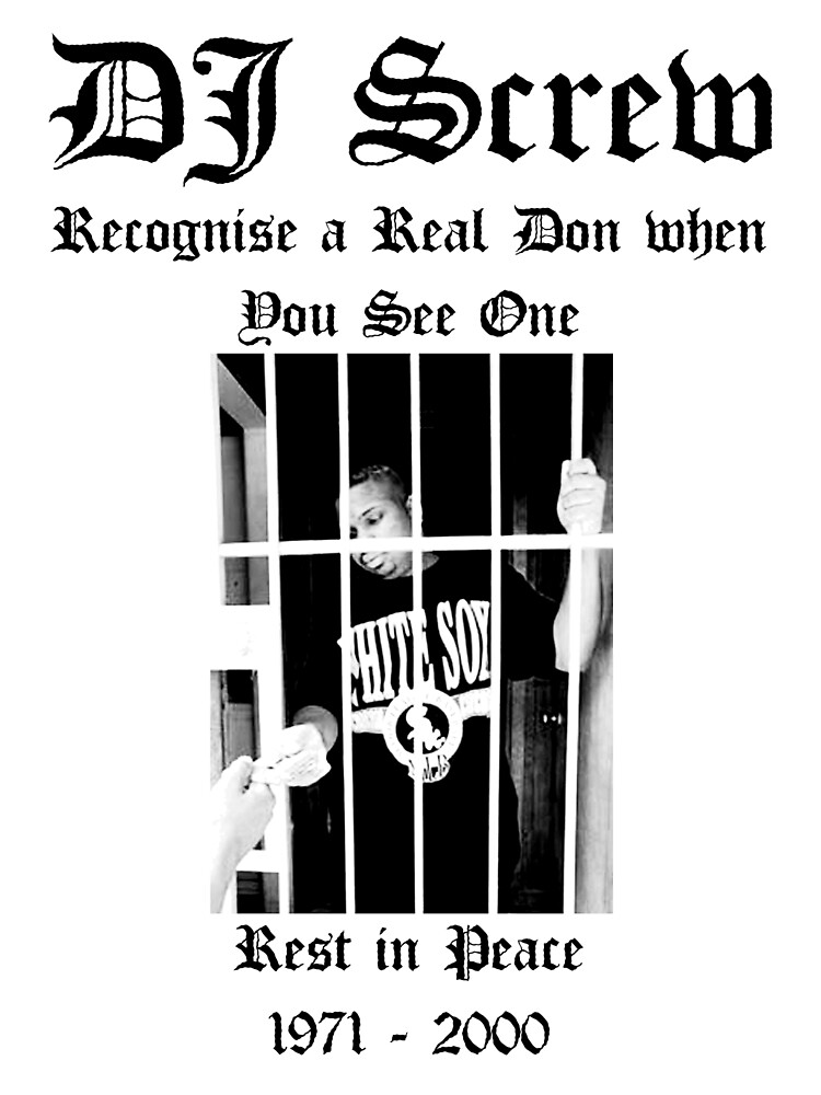 "DJ Screw" Art Print for Sale by Naww | Redbubble