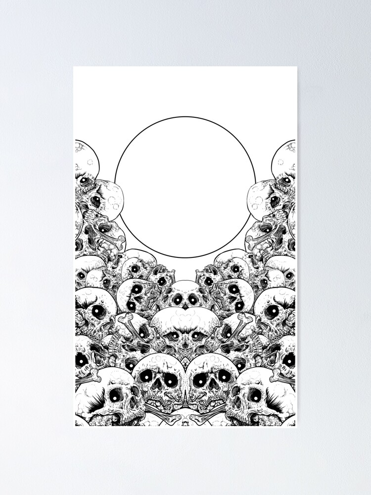 "skull stack" Poster by HeartlessArts | Redbubble