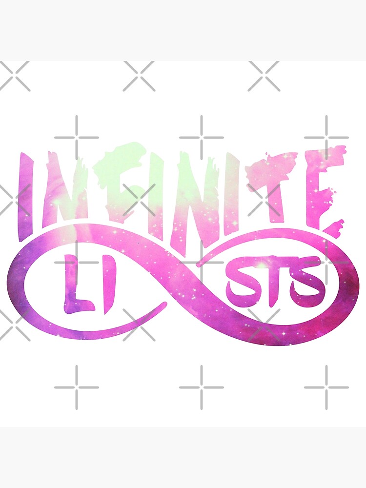 "Infinite Lists Pink Galaxy, Infinite Merch, Infinite Lists Youtube ...