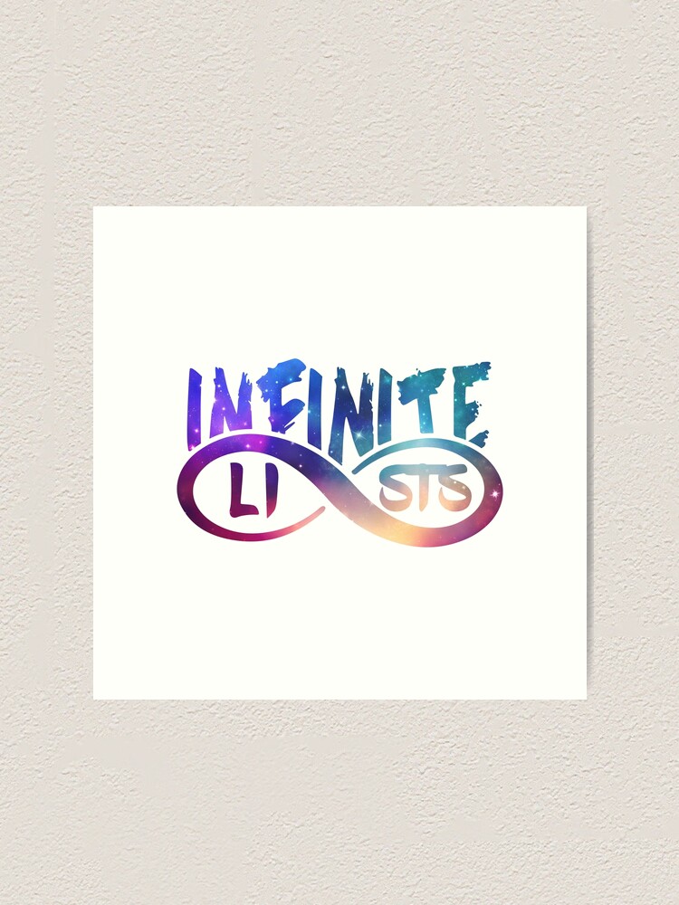 "Infinite Lists Galaxy, Infinite Merch, Infinite Lists Youtube Merch ...