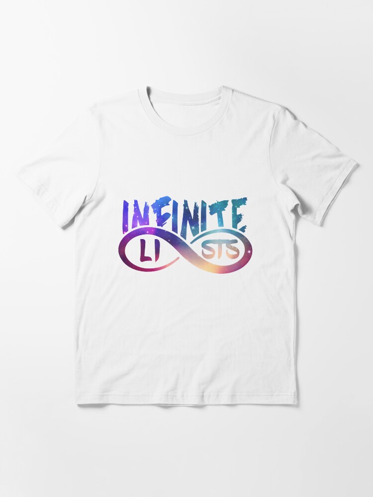 "Infinite Lists Galaxy, Infinite Merch, Infinite Lists Youtube Merch" T ...