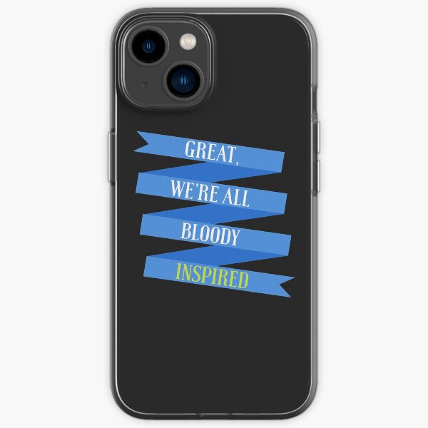 "We're All Bloody Inspired" iPhone Case for Sale by forbiddenforest ...
