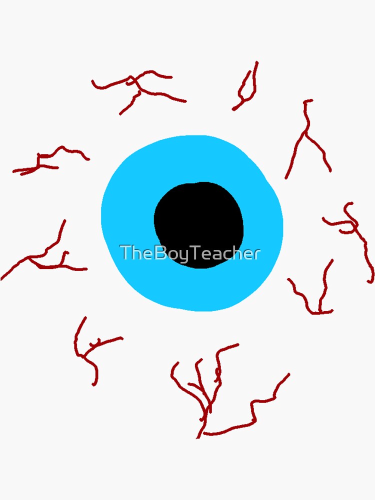 "eye wide open" Sticker for Sale by TheBoyTeacher | Redbubble