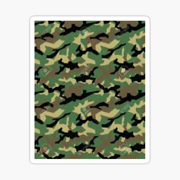 "Military Camo" Sticker for Sale by johnrk | Redbubble