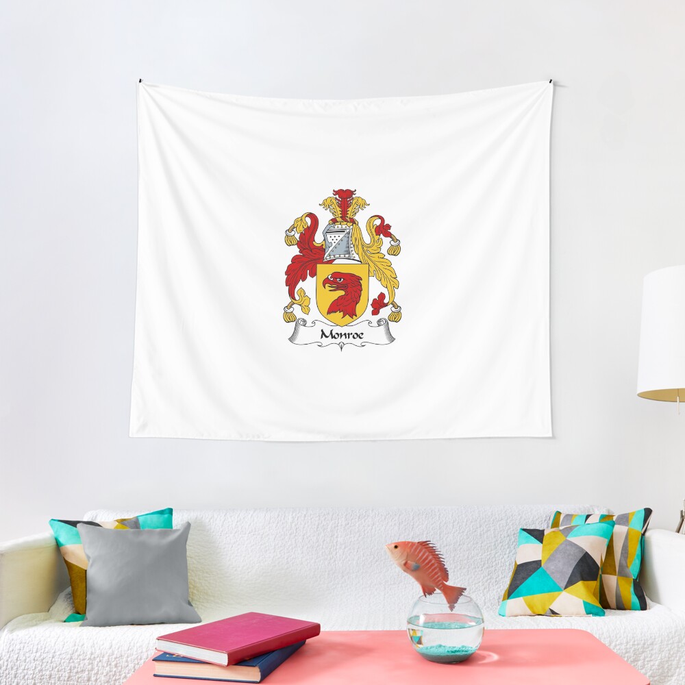 "Monroe Coat of Arms / Monroe Family Crest" Tapestry by ScotlandForever ...