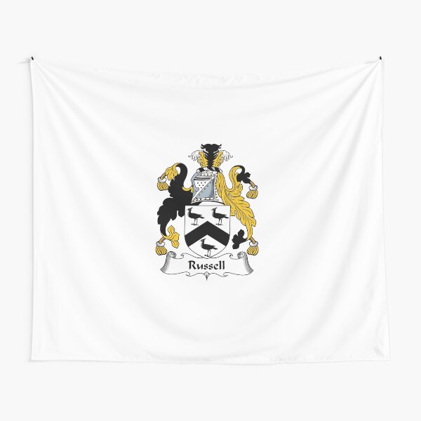 "Russell Coat of Arms / Russell Family Crest" Tapestry by ...