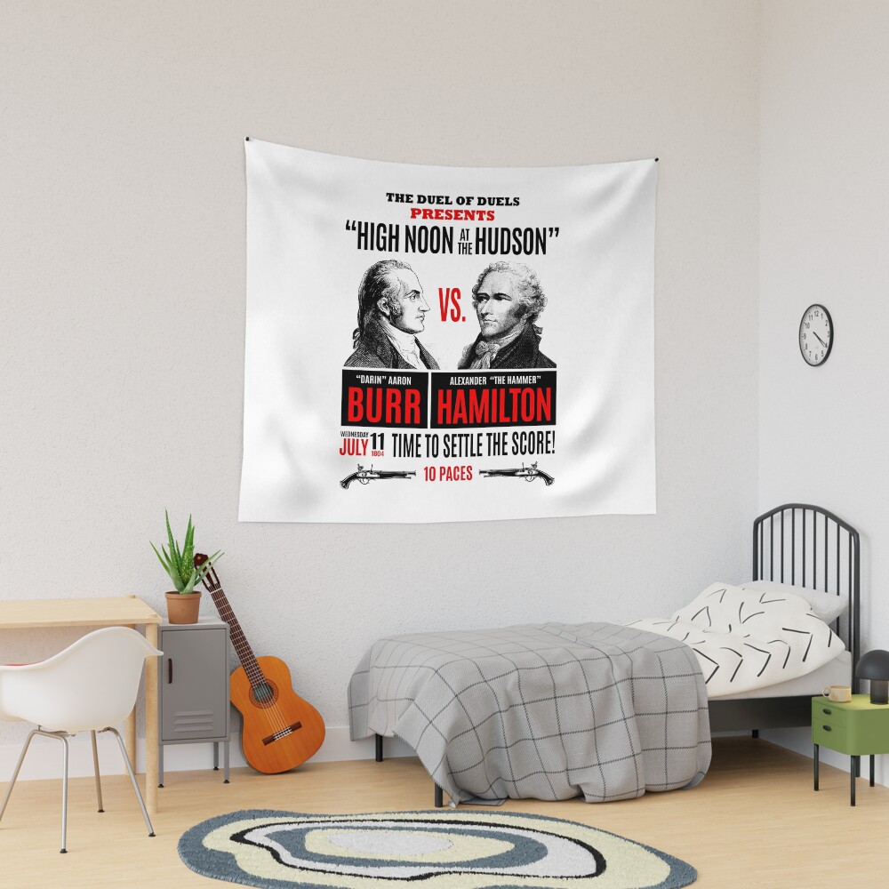 "Burr vs Hamilton History" Poster for Sale by createes | Redbubble