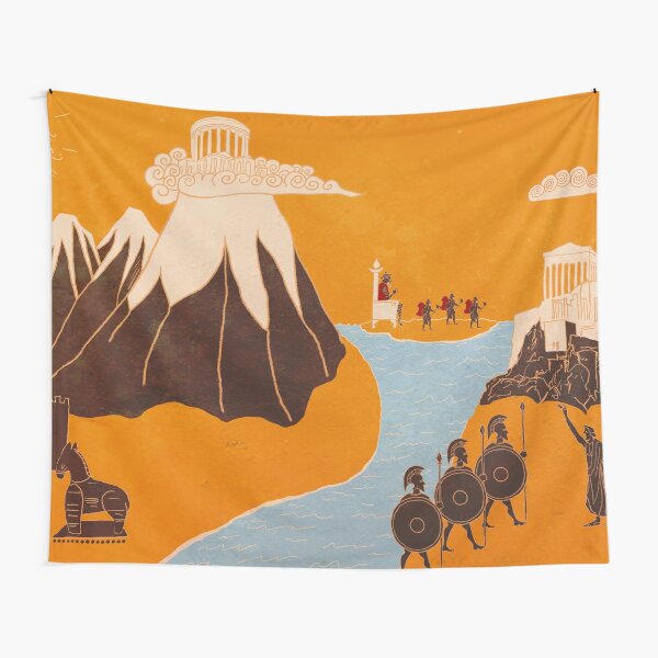 Greece Tapestries | Redbubble