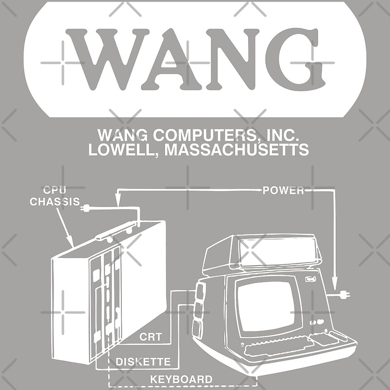 "Wang Computers Logo - White" by philarego | Redbubble