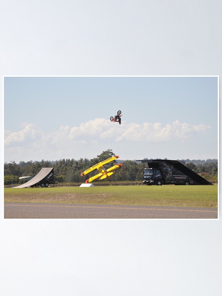 "Hunter Valley Airshow 2019 - Bike Flyover" Poster by muz2142 | Redbubble