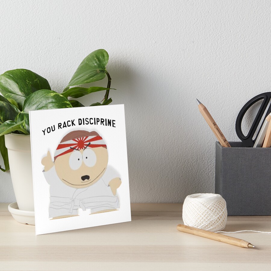 "South Park - Cartman Lacks Discipline at Karate Class" Art Board Print ...