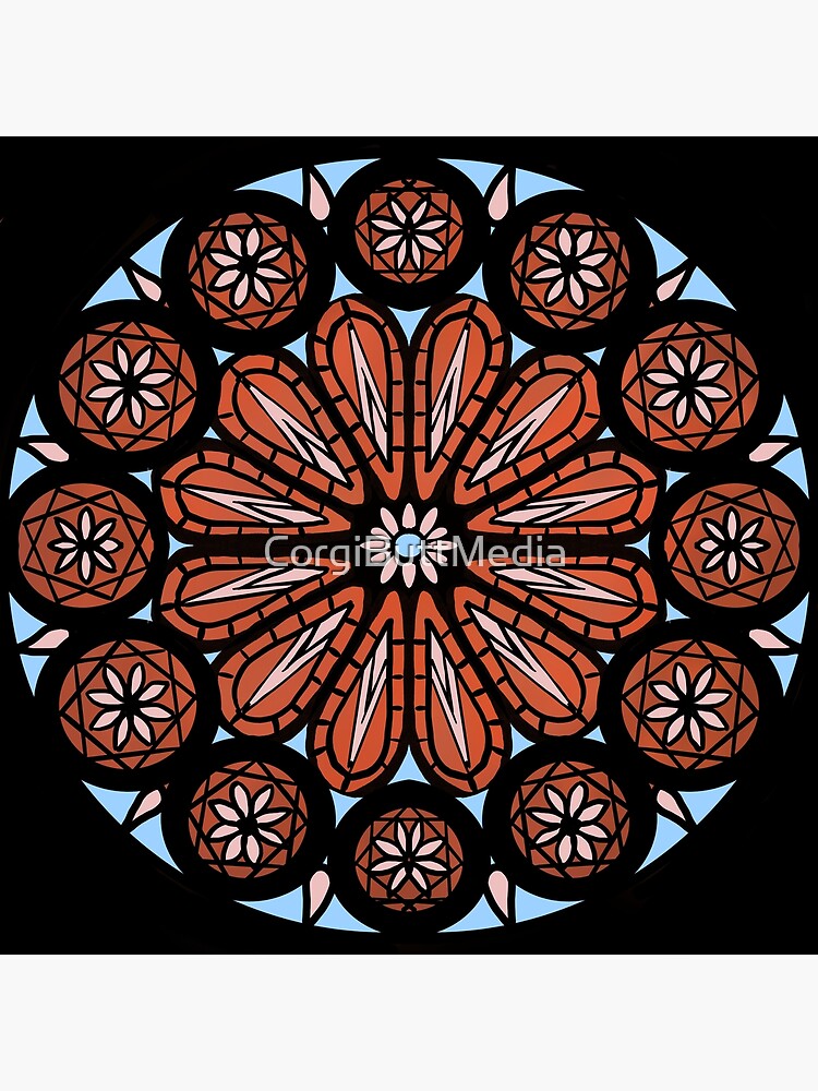 "The OA rose window" Poster by CorgiButtMedia | Redbubble