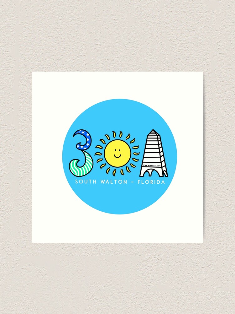 "30A Logo" Art Print for Sale by AdaroArt | Redbubble