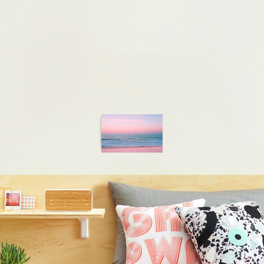 "Pink Ocean Sunset " Photographic Print for Sale by newburyboutique ...