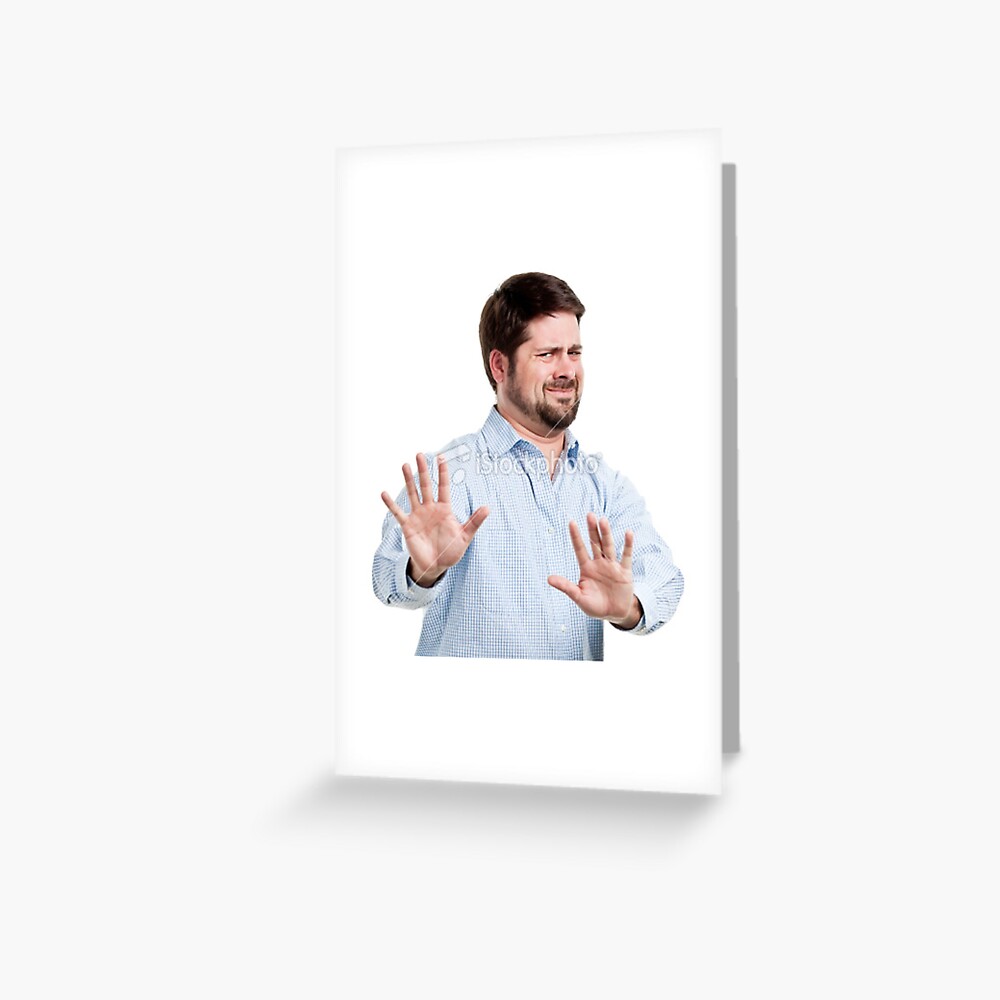 "No Thanks Meme" Greeting Card by FlashmanBiscuit | Redbubble