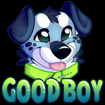 "Good Boy" Sticker for Sale by TealYeen | Redbubble