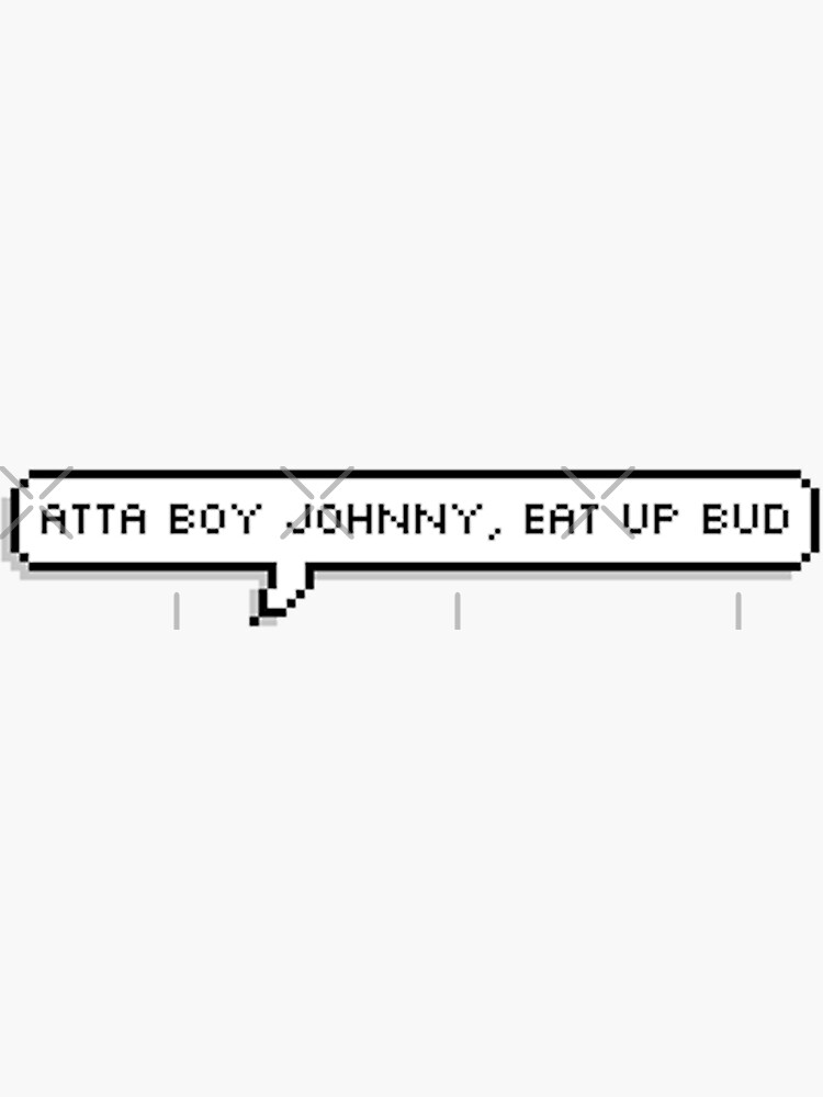 "atta boy" Sticker by cartershart | Redbubble