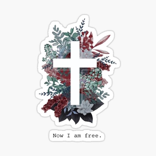 "Free Christian Cross " Sticker for Sale by Kwynn Alge | Redbubble