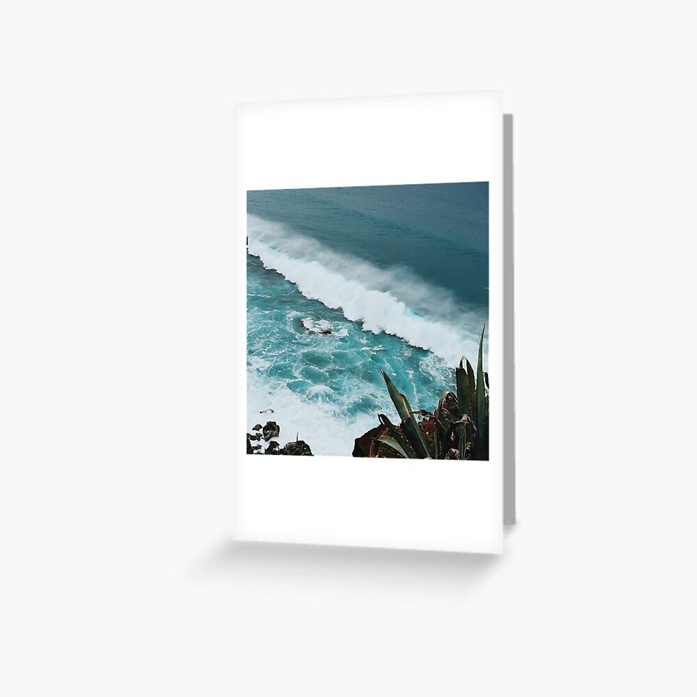 "Turquoise Ocean Waves " Greeting Card for Sale by AlexandraStr | Redbubble