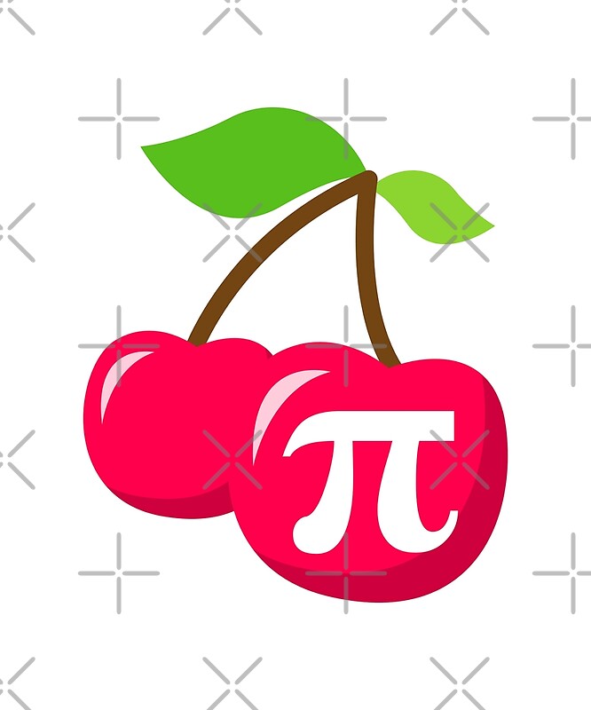 "Cherry Pi - Pi Day Math Geek Nerd design" by TeeVision | Redbubble