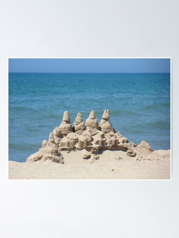 "Sandcastle" Poster for Sale by burdock | Redbubble