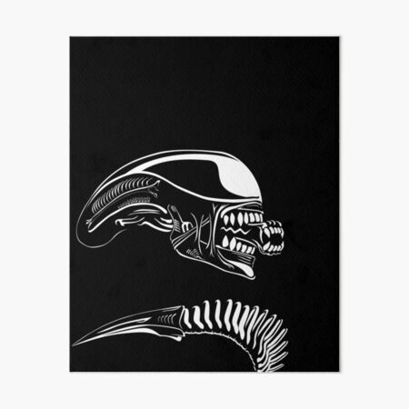 "Alien - xenomorph with tail" Art Board Print for Sale by dipsmistry ...
