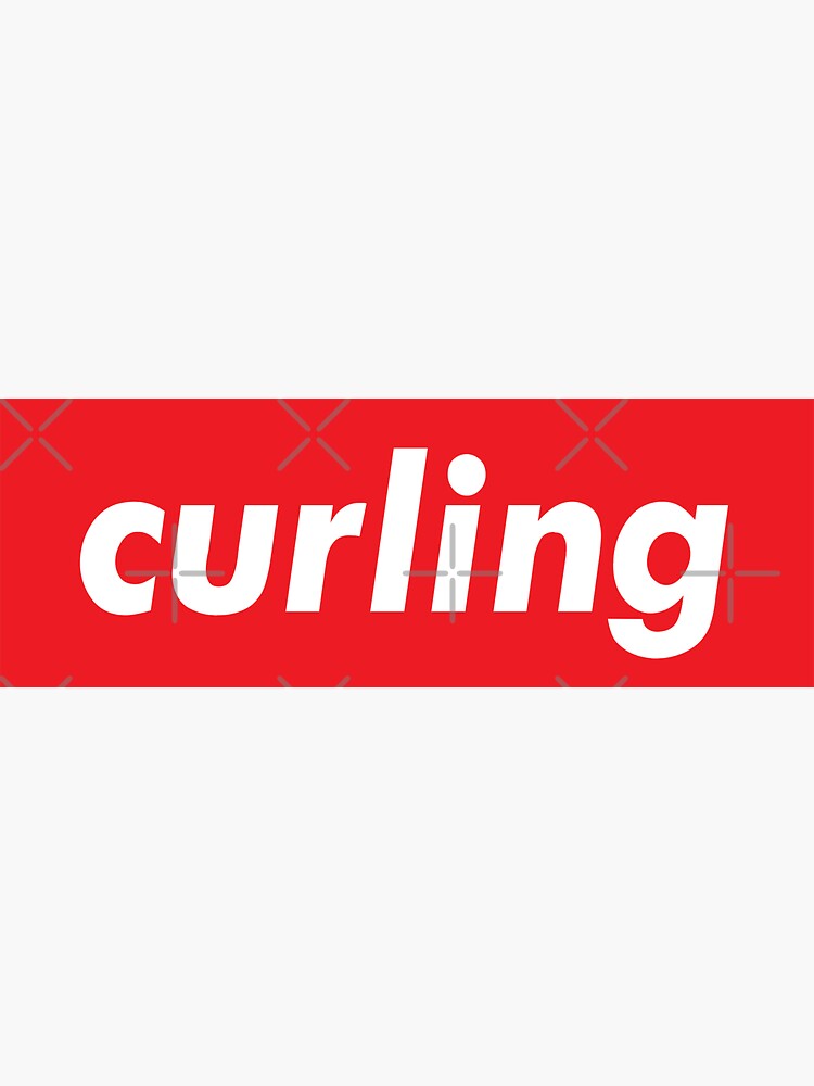 "Curling Winter Sports" Sticker by ProjectX23 | Redbubble