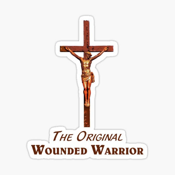 "The Original Wounded Warrior" Sticker by Robirk | Redbubble