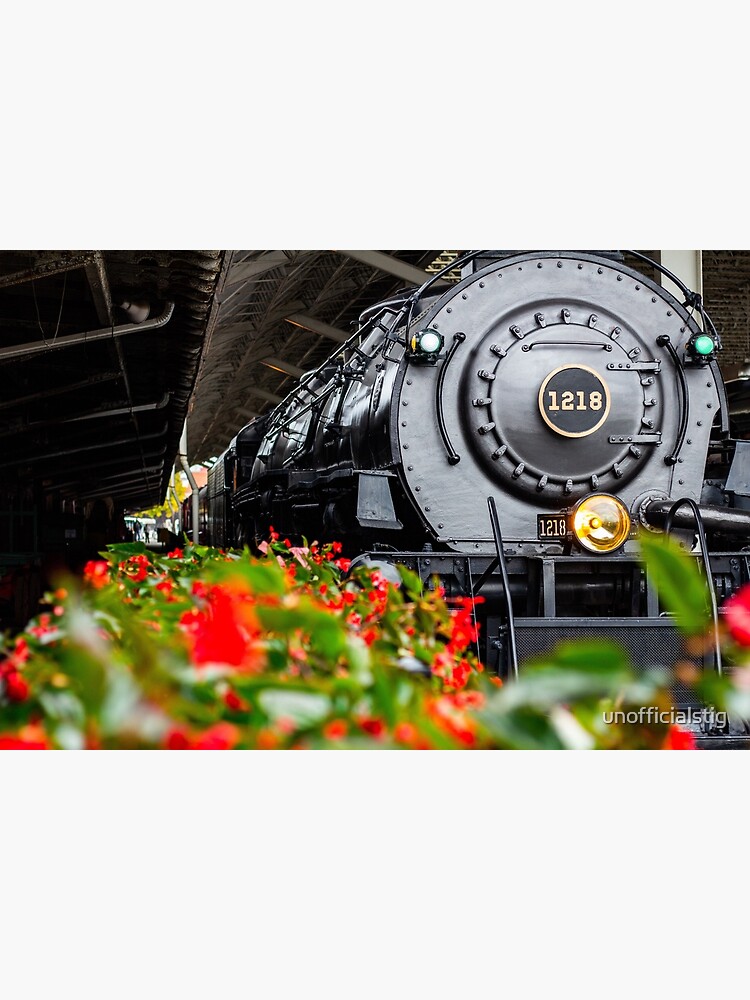 "Norfolk and Western Number 1218 Locomotive Train Steam Engine" Poster ...