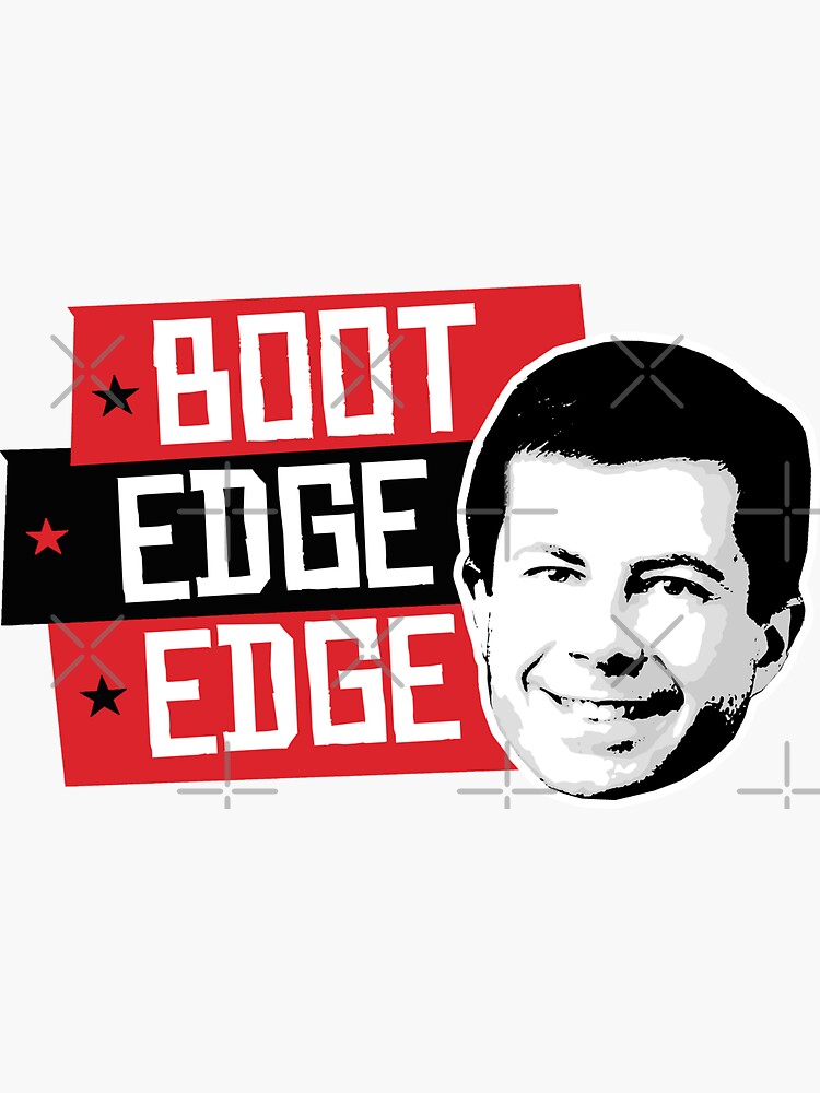 "BOOT EDGE EDGE" Sticker for Sale by popdesigner | Redbubble
