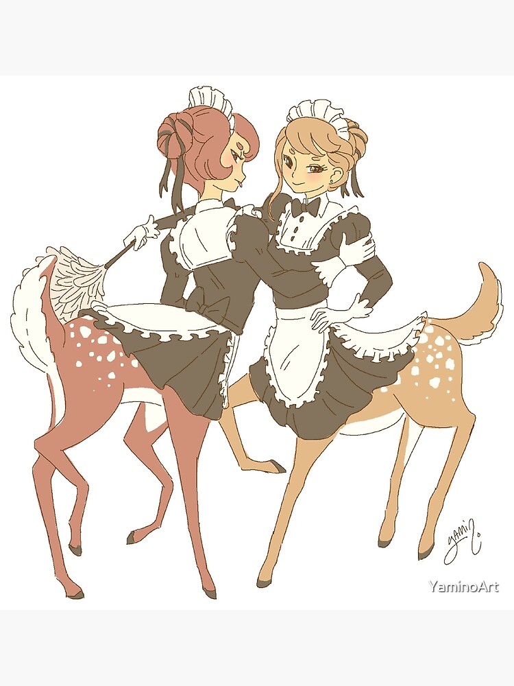 "Cervitaur Maids" Poster by YaminoArt | Redbubble