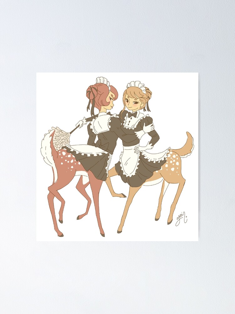 "Cervitaur Maids" Poster by YaminoArt | Redbubble