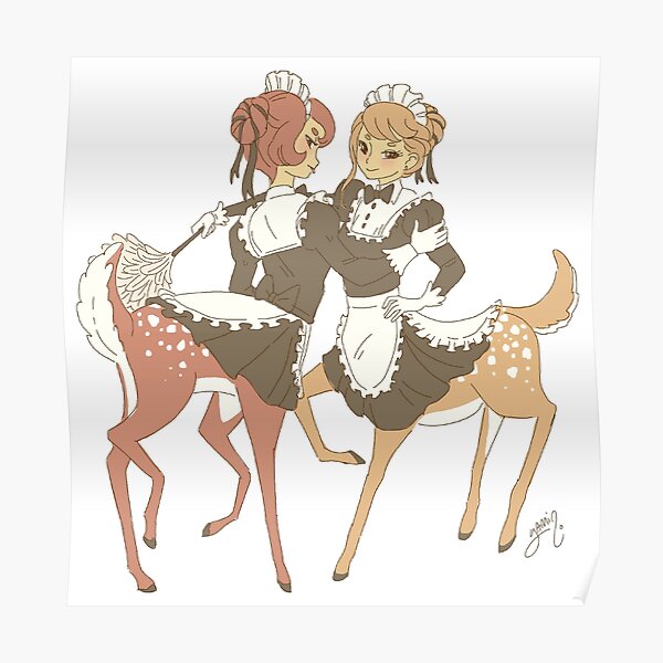 "Cervitaur Maids" Poster by YaminoArt | Redbubble